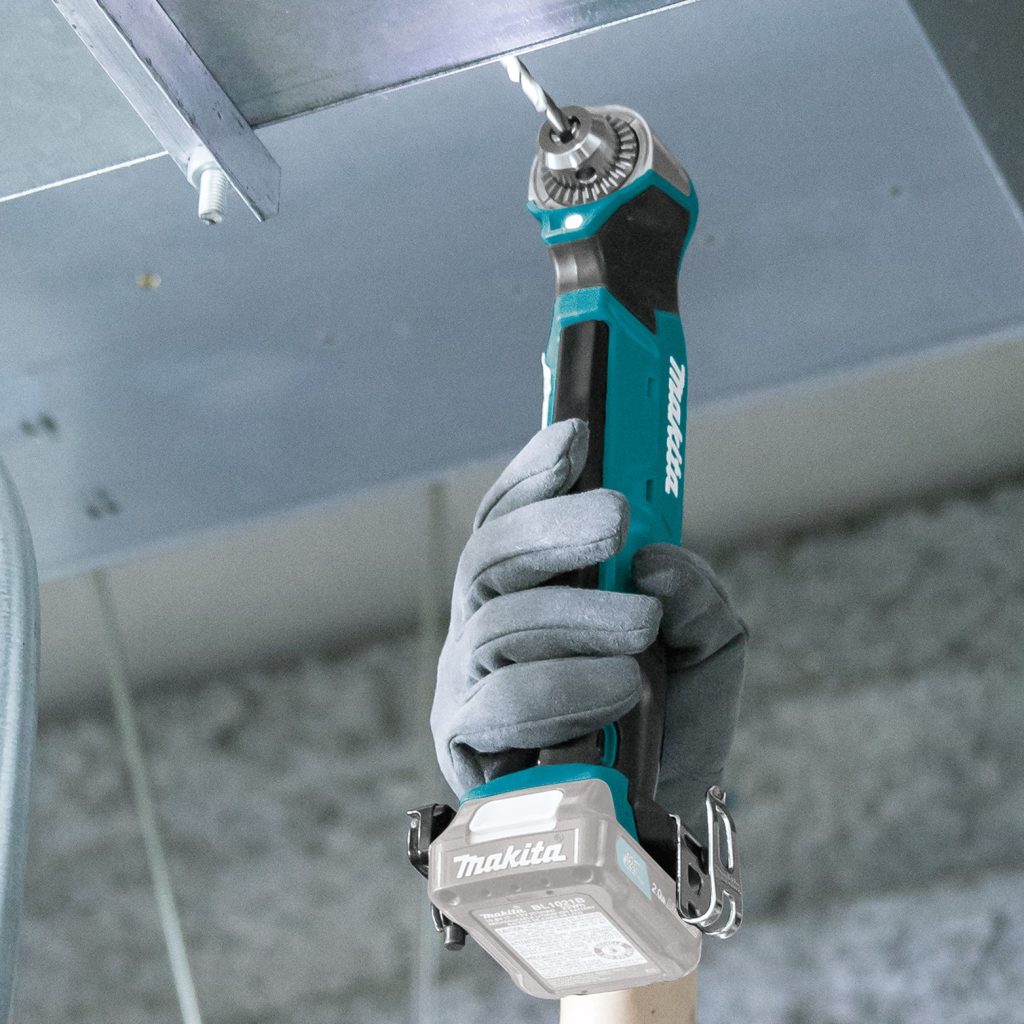 Taladro Angular a Batería 12V Makita DA332DZ 10mm Mandril con llave ...